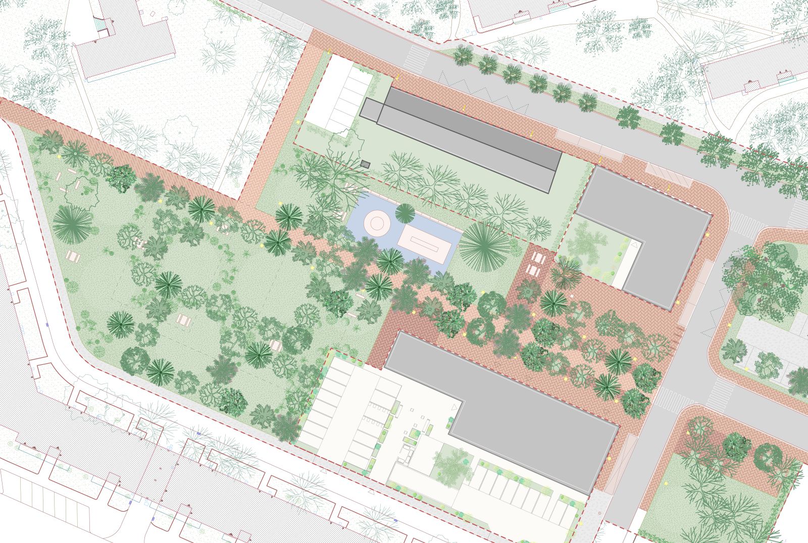 Aménagement de la place Papus à Toulouse | Atelier Füzesséry Landauer