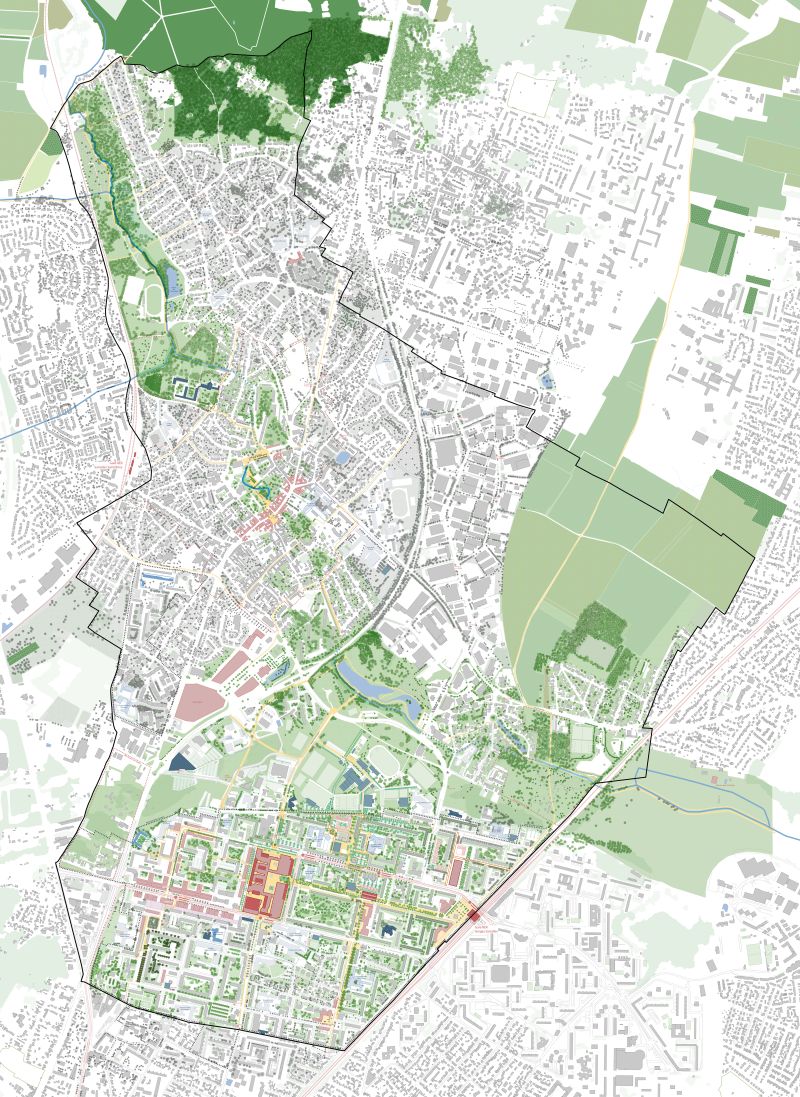 Plan guide de la ville de Sarcelles | Atelier Füzesséry Landauer
