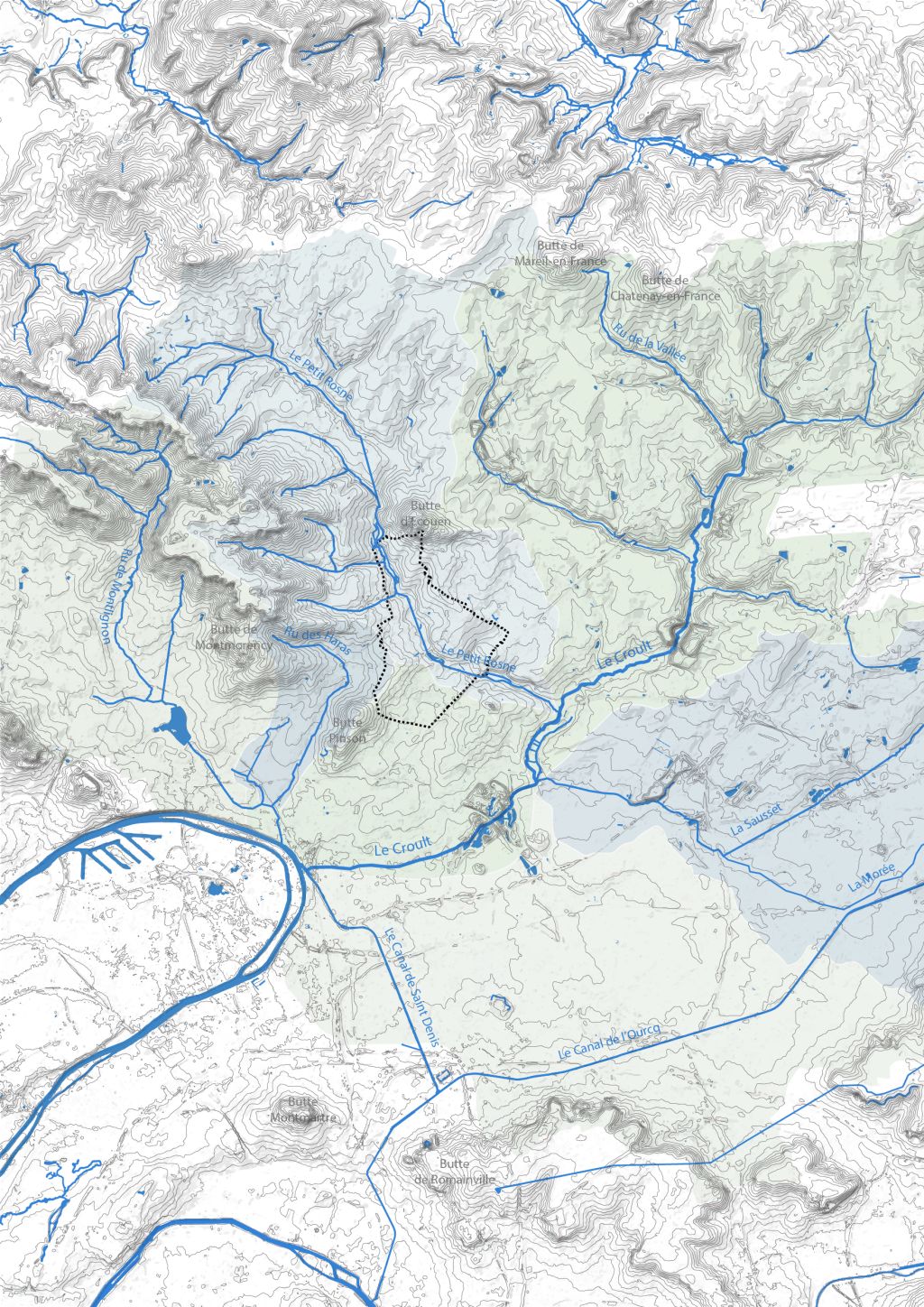 Plan guide de la ville de Sarcelles | Atelier Füzesséry Landauer