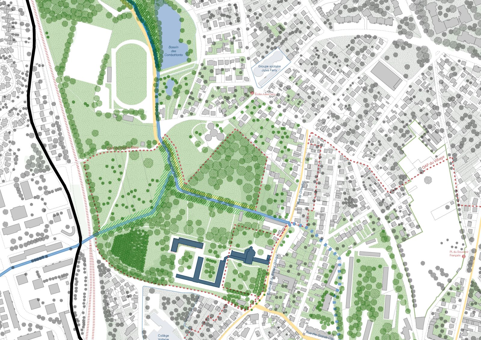 Plan guide de la ville de Sarcelles | Atelier Füzesséry Landauer